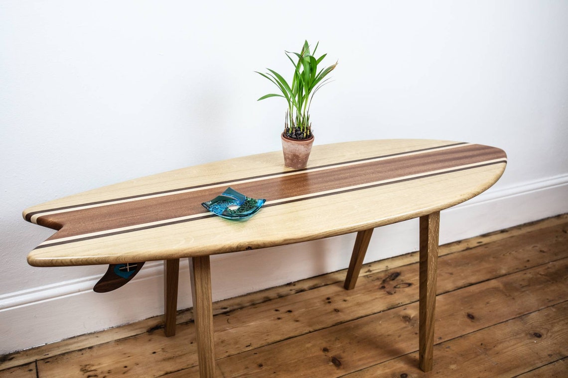 Surfboard Coffee Table / Side Table - Etsy