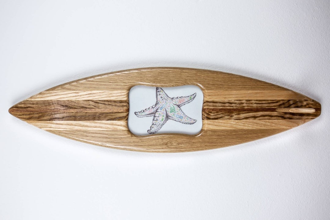 Surfboard Picture Frame 'seashells' - Etsy