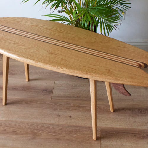 Vintage Lane Altavista Surfboard Coffee Table - Etsy