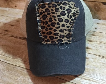 Leopard print hat | Etsy
