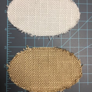 Oval Sublimation Hat Patch, Raggy Frayed Hat Patches, Sublimation Blanks - Etsy