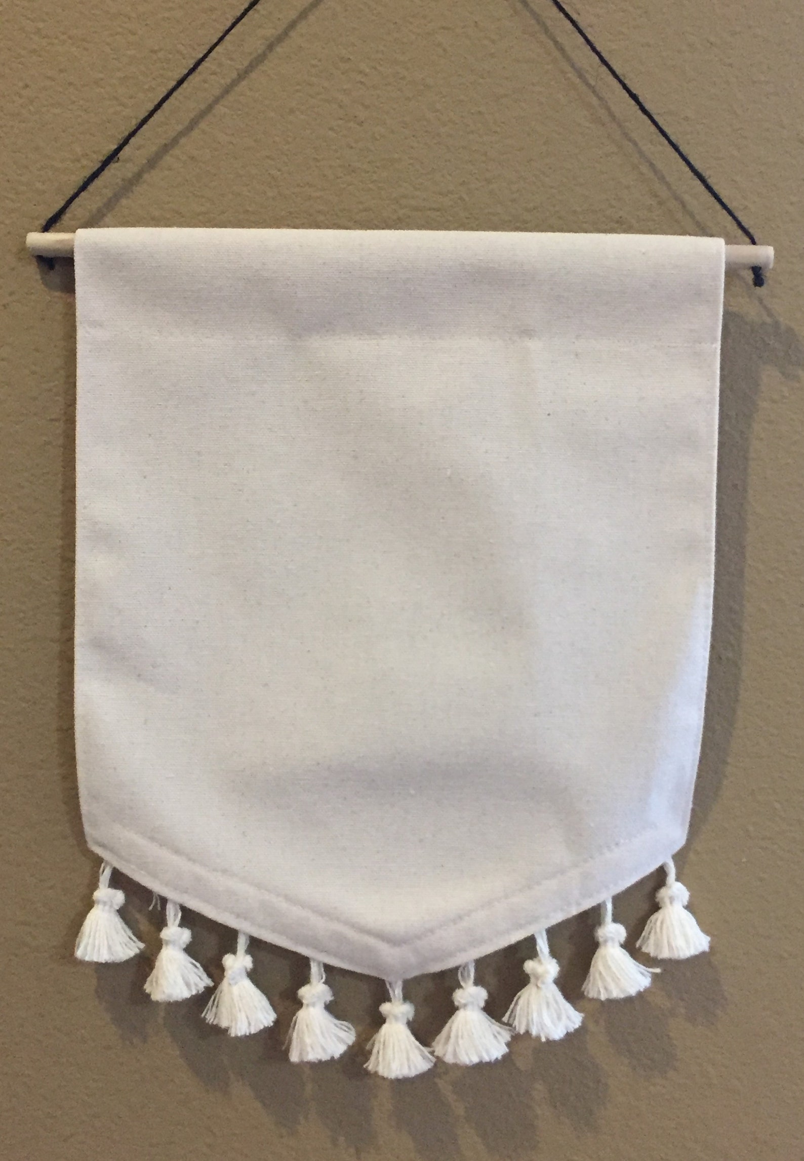 Decorative Pin Banner Pin Banner with Tassels Canvas Wall | Etsy