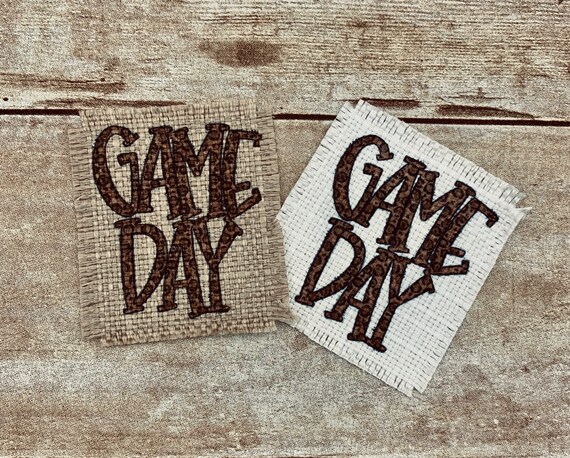 Hat Patch Game Day Hat Patch DIY Hat Patch Iron-on Patch | Etsy