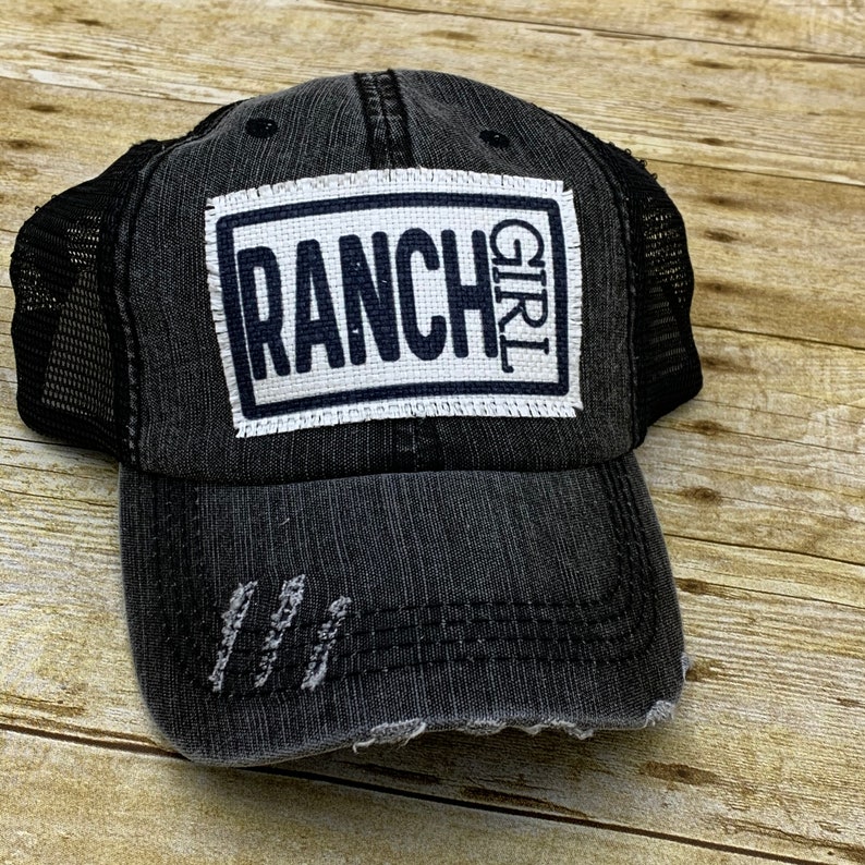 Hat Patch Ranch Girl Hat Patch DIY Hat Patch Iron-on Patch - Etsy