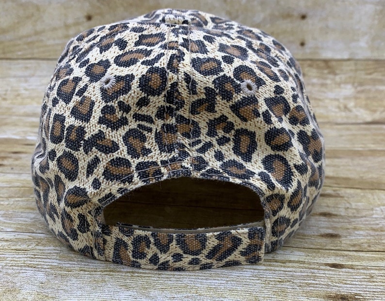 Leopard Baseball Cap Cheetah Print Hat Game Day Gear - Etsy