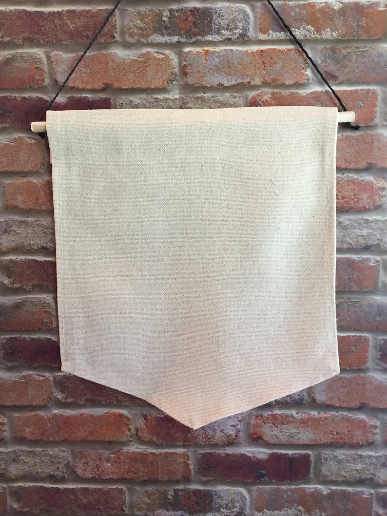 Canvas Wall Hanging Banner Pennant DIY Pendant Make Your - Etsy