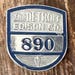 Rare 1930s Detroit Edison Company Employee Badge #890 With Blue Tint ...