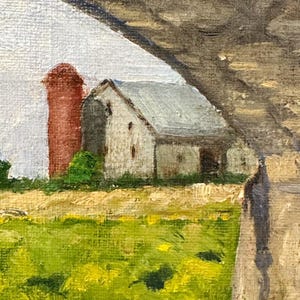 1930s Painting of Landscape and Bridge by Lewis Gardner Westgate - WPA ...