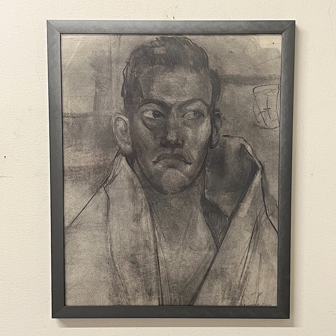 Preston Heather Kortebein Drawing of Side Eye Man - 1951 Chicago ...