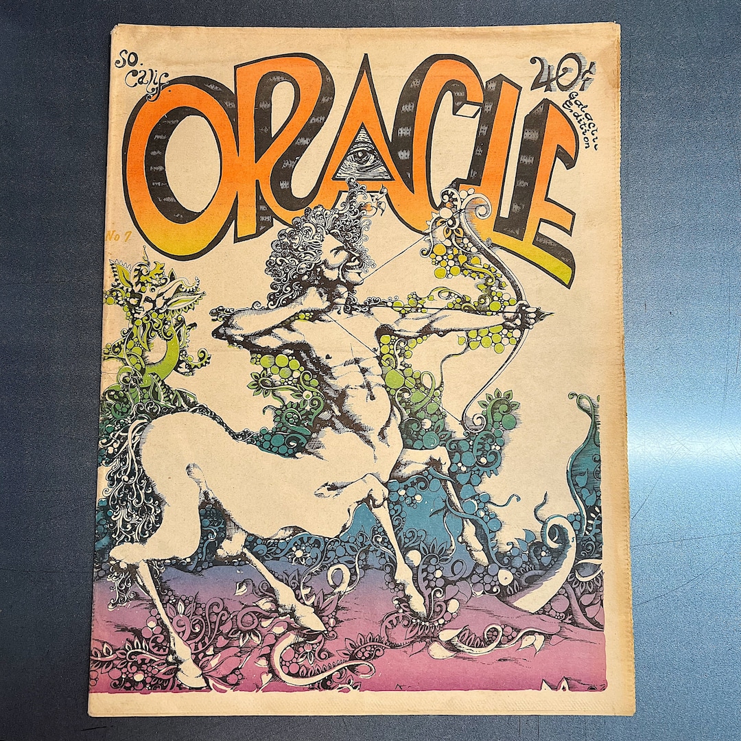 Rare 1967 Oracle Psychedelic Newspaper: Southern California Underground ...