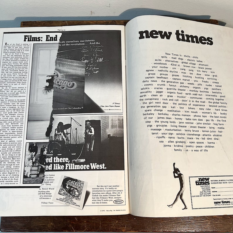 Rare 1970s New Times Counter Culture Newspaper May 1970 - Etsy