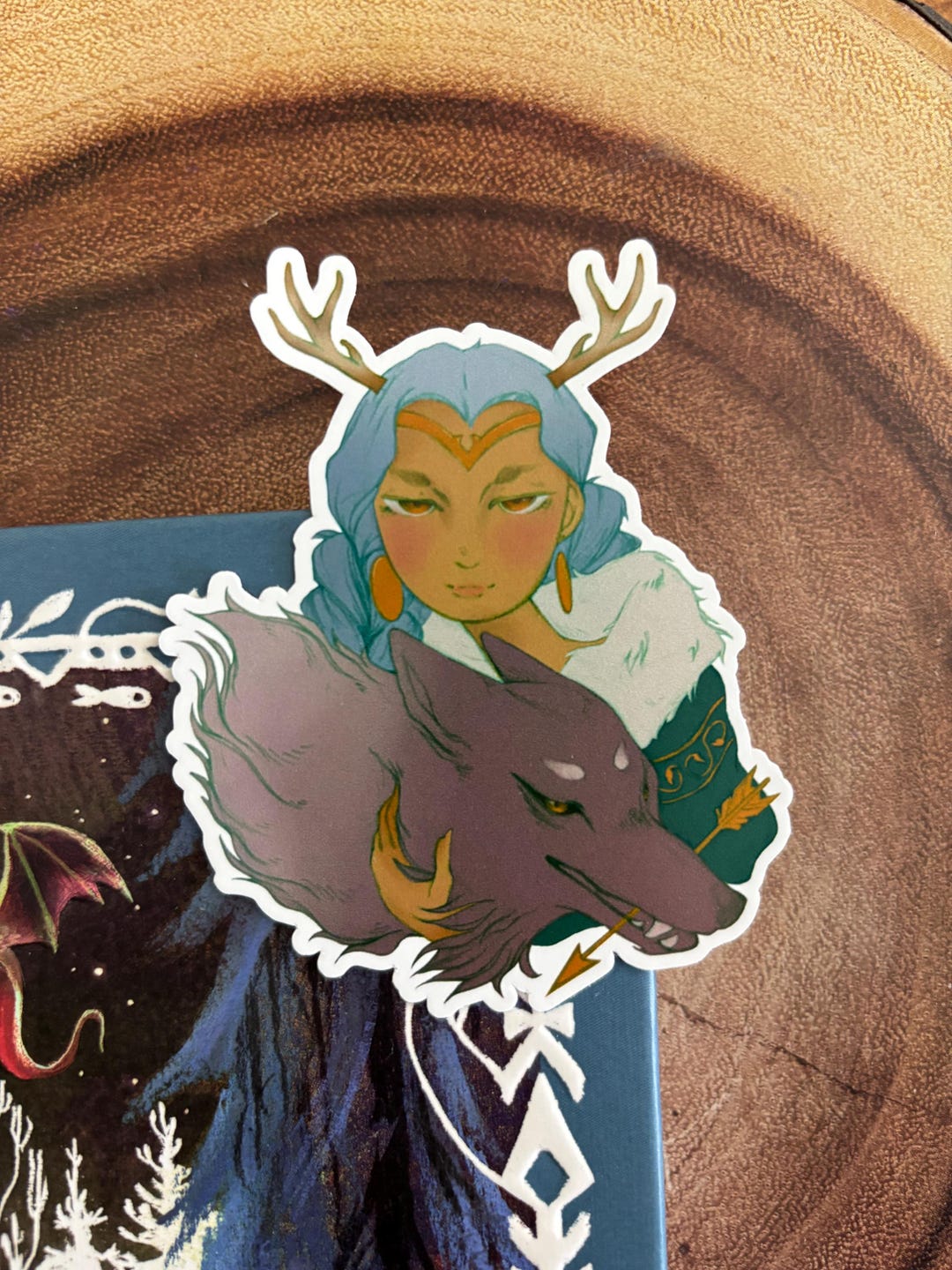 Skadi Goddess Matte Sticker - Etsy