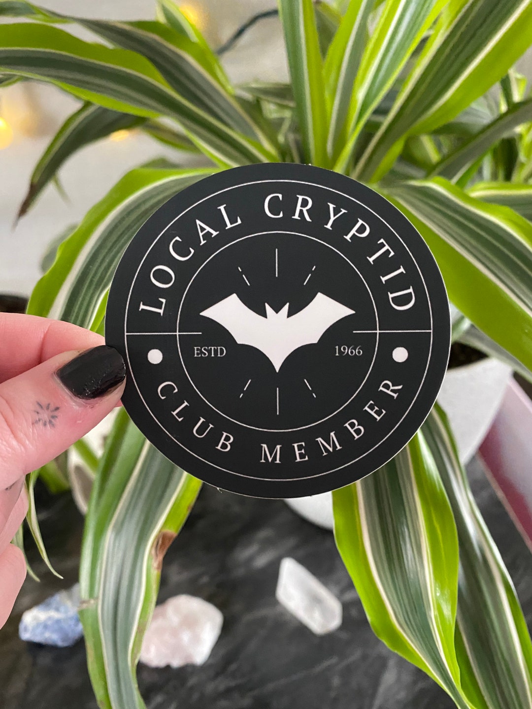 Local Cryptid Club Member Matte Sticker - Etsy