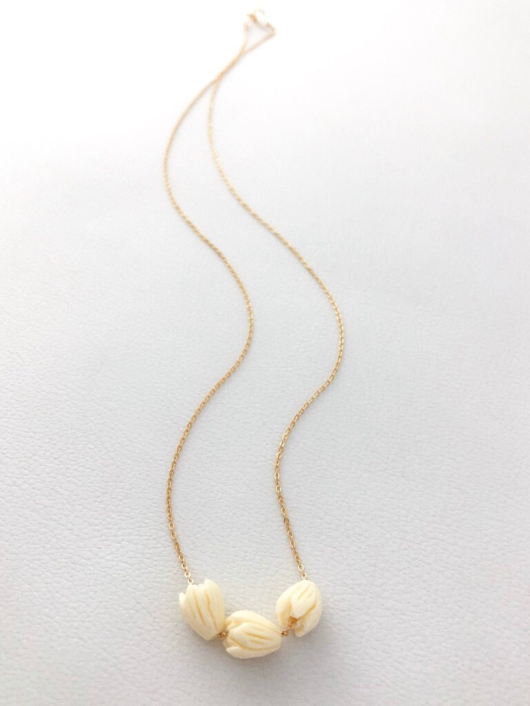 Floating Pikake Necklace Single or Triple Floating Pikake - Etsy