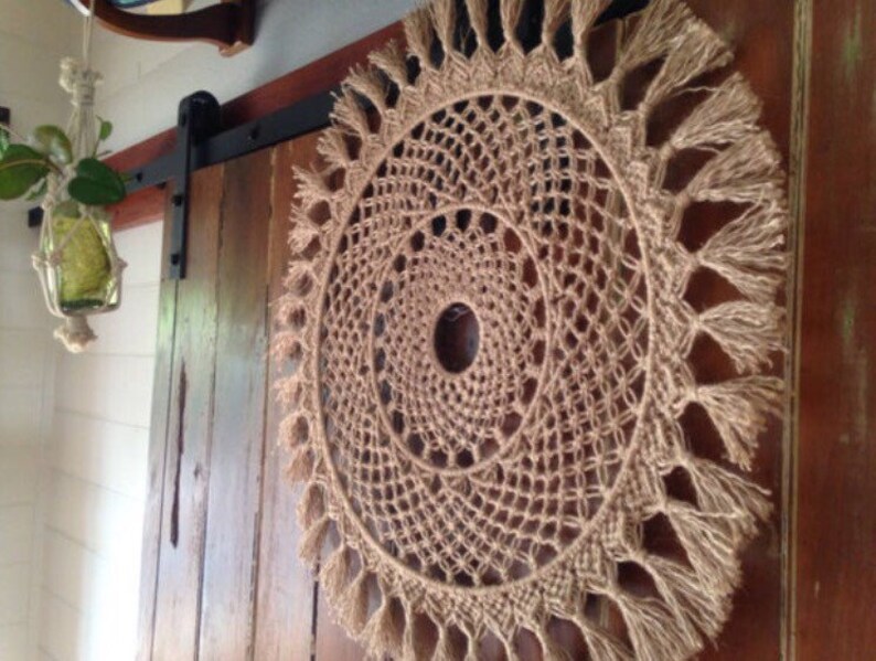 Round Macrame / Macrame Wall Hanging / Wall Decor / Rope / - Etsy