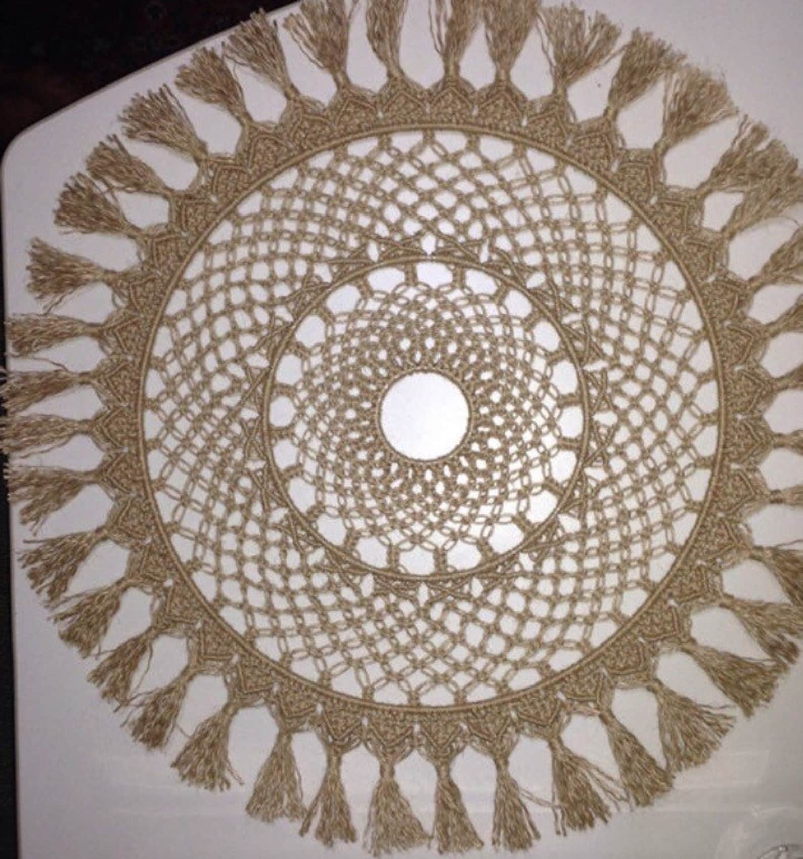 Round Macrame / Macrame Wall Hanging / Wall Decor / Rope / - Etsy