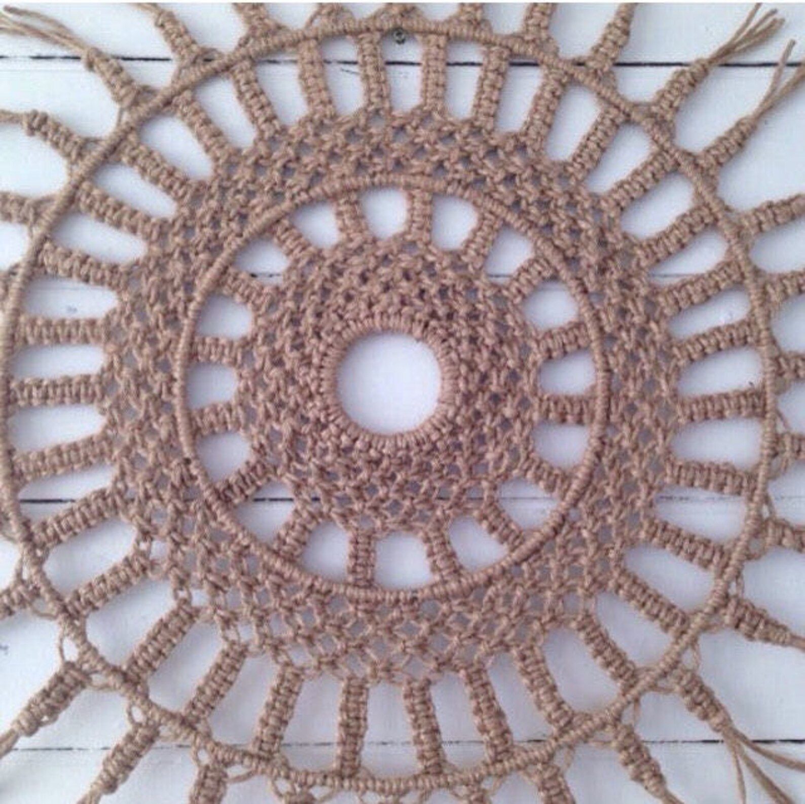 Round Macrame Wall Hanging / Wall Decor / Rope / Fringing - Etsy Australia