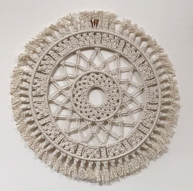 Round Macrame Wall Hanging / Wall Decor / Rope / Fringing - Etsy Australia