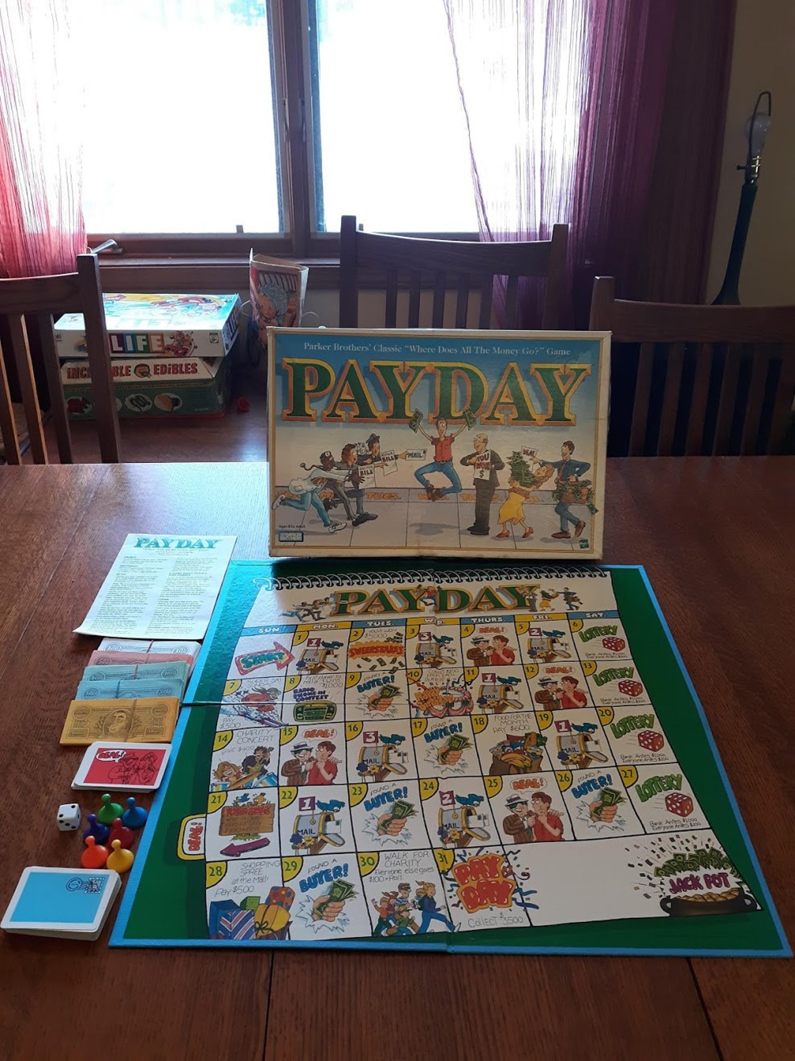 1999-complete-payday-board-game-by-parker-brothers-etsy