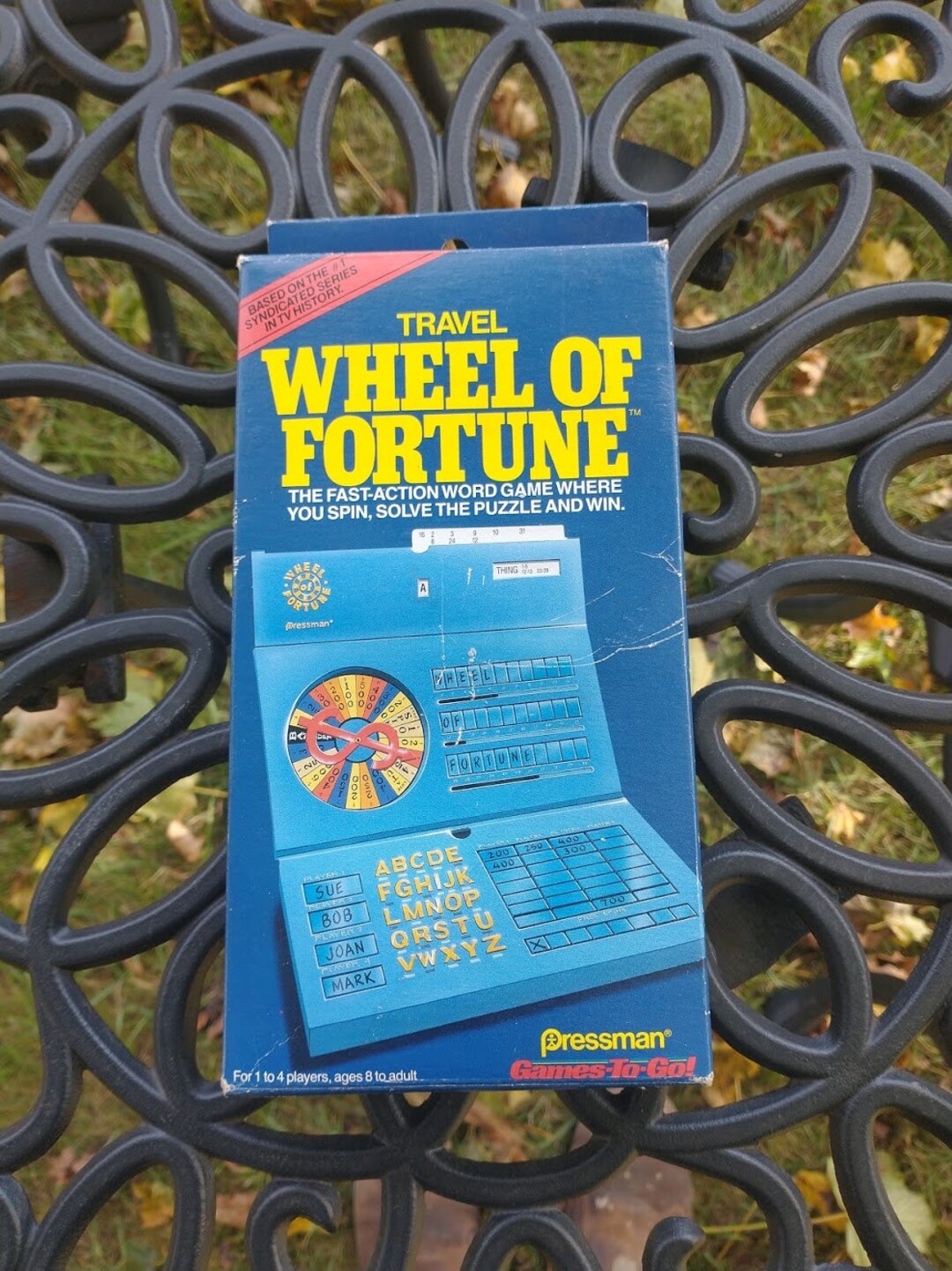 Vintage Travel Wheel of Fortune Game - Road Trip Game - Etsy
