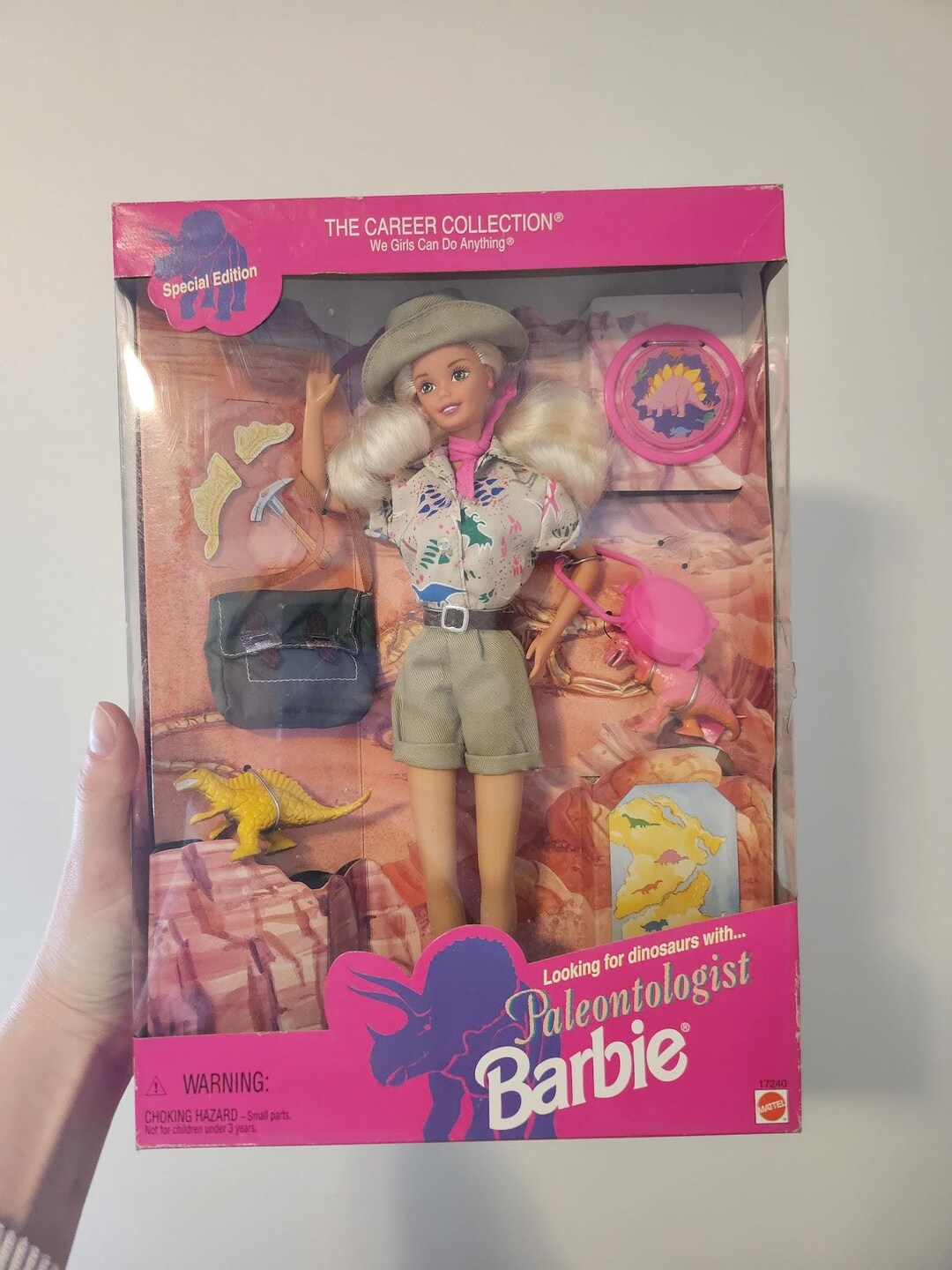 NIB 90's Paleontologist Barbie the Career Collection 1998 - Etsy
