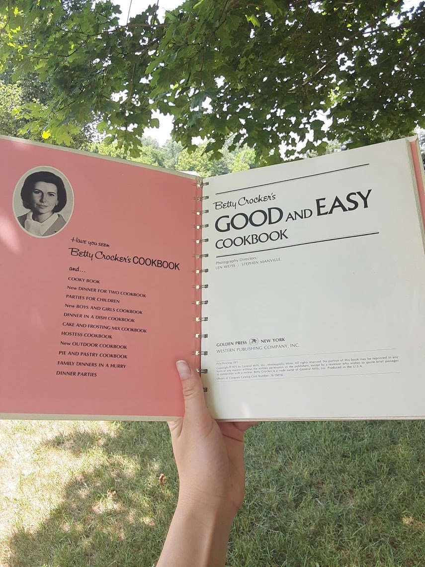 1971 Betty Crocker's Good and Easy Cookbook Vintage 1970s, 70s Cook ...