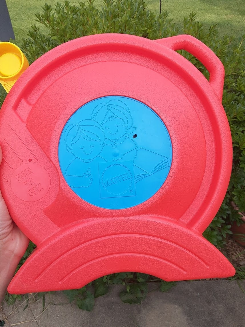 1992 Color Pals See N Say Vintage Matel Toys 90s Etsy