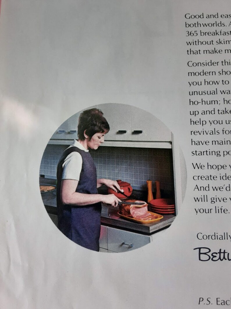 1971 Betty Crocker's Good and Easy Cookbook Vintage 1970s, 70s Cook ...