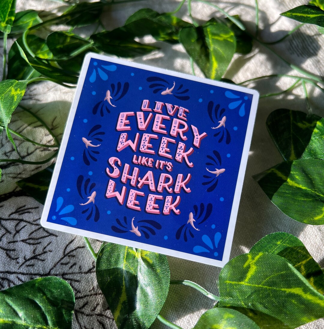 Shark Week Sticker - Etsy