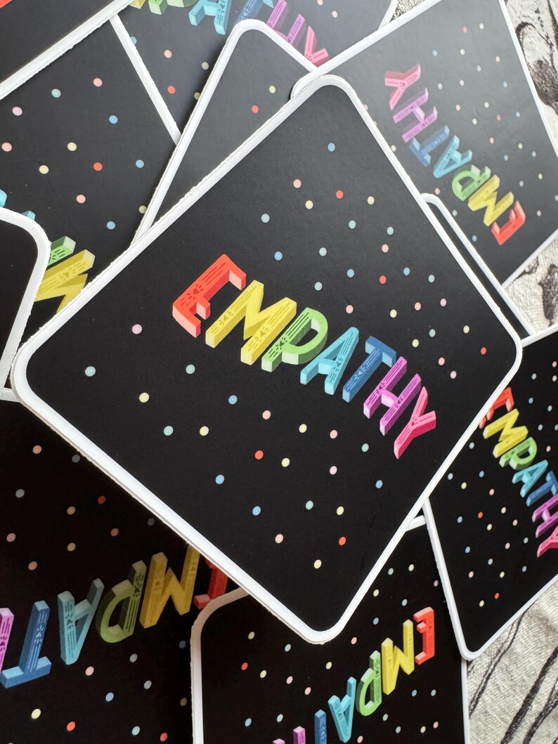 Empathy Vinyl Sticker - Etsy