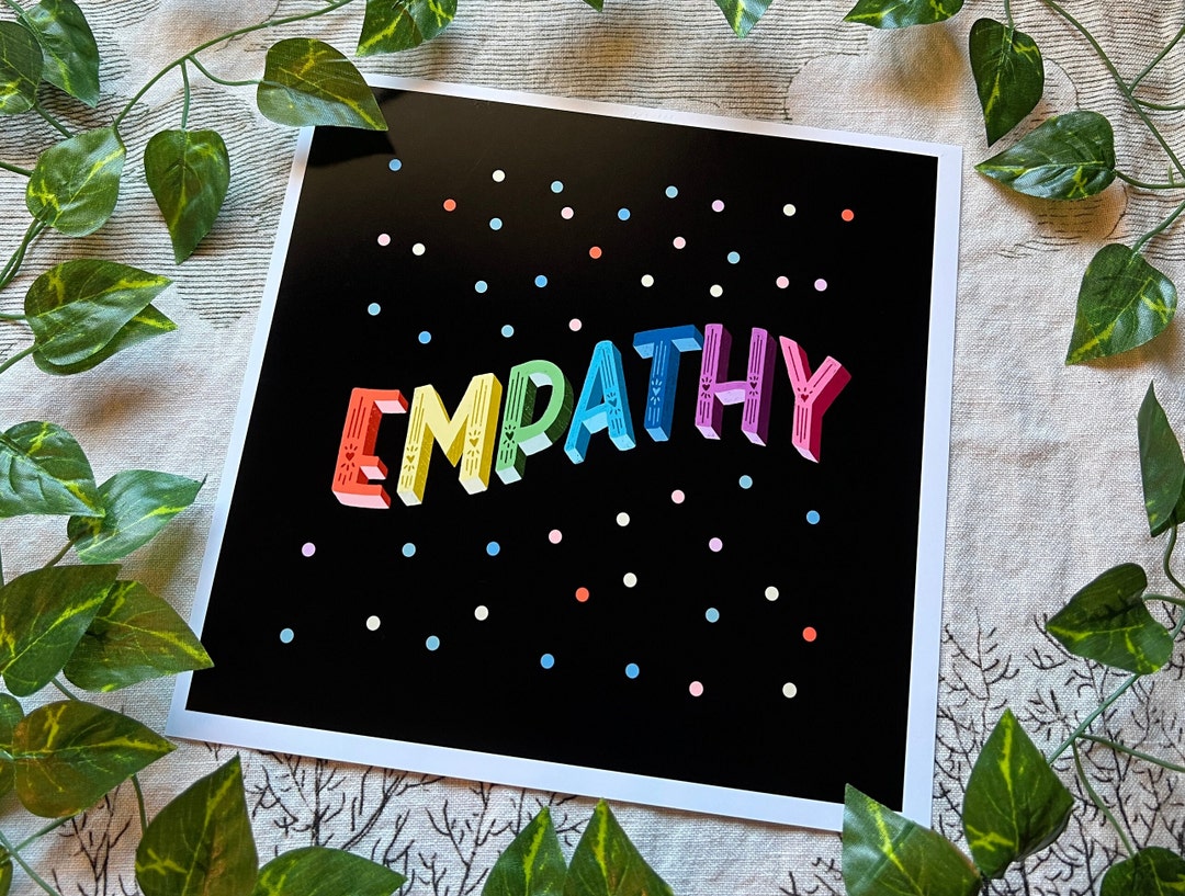 Empathy Art Print | Mental Health | Activism - Etsy