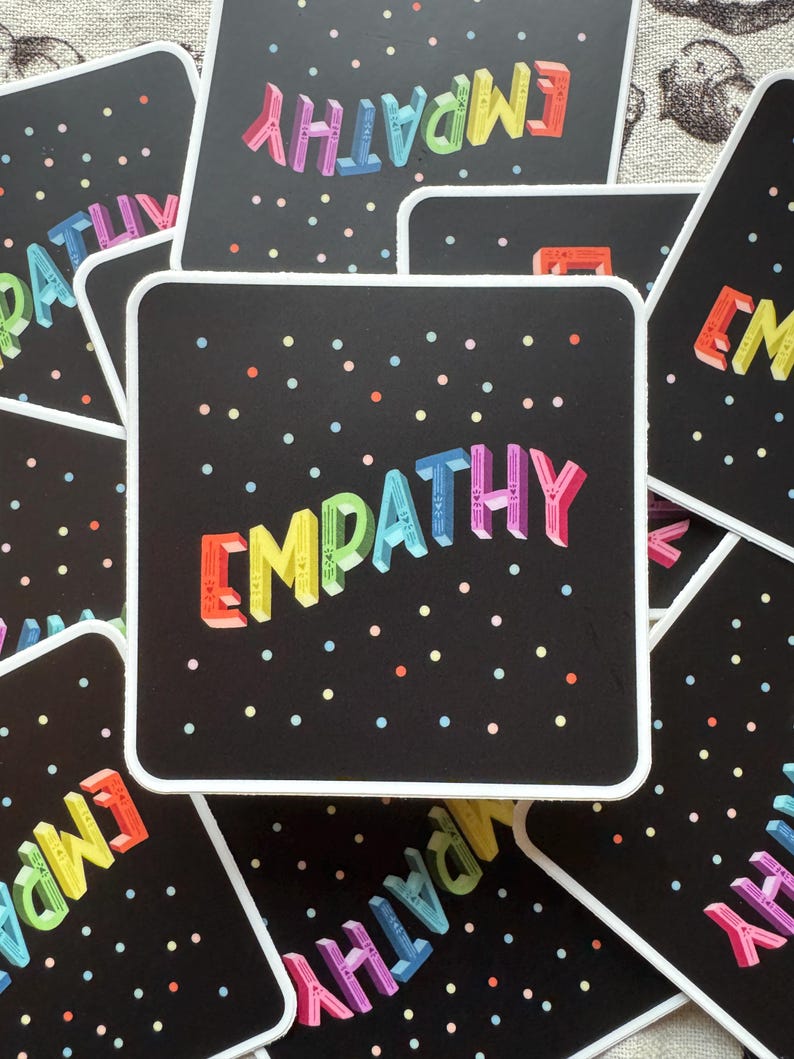 Empathy Vinyl Sticker - Etsy