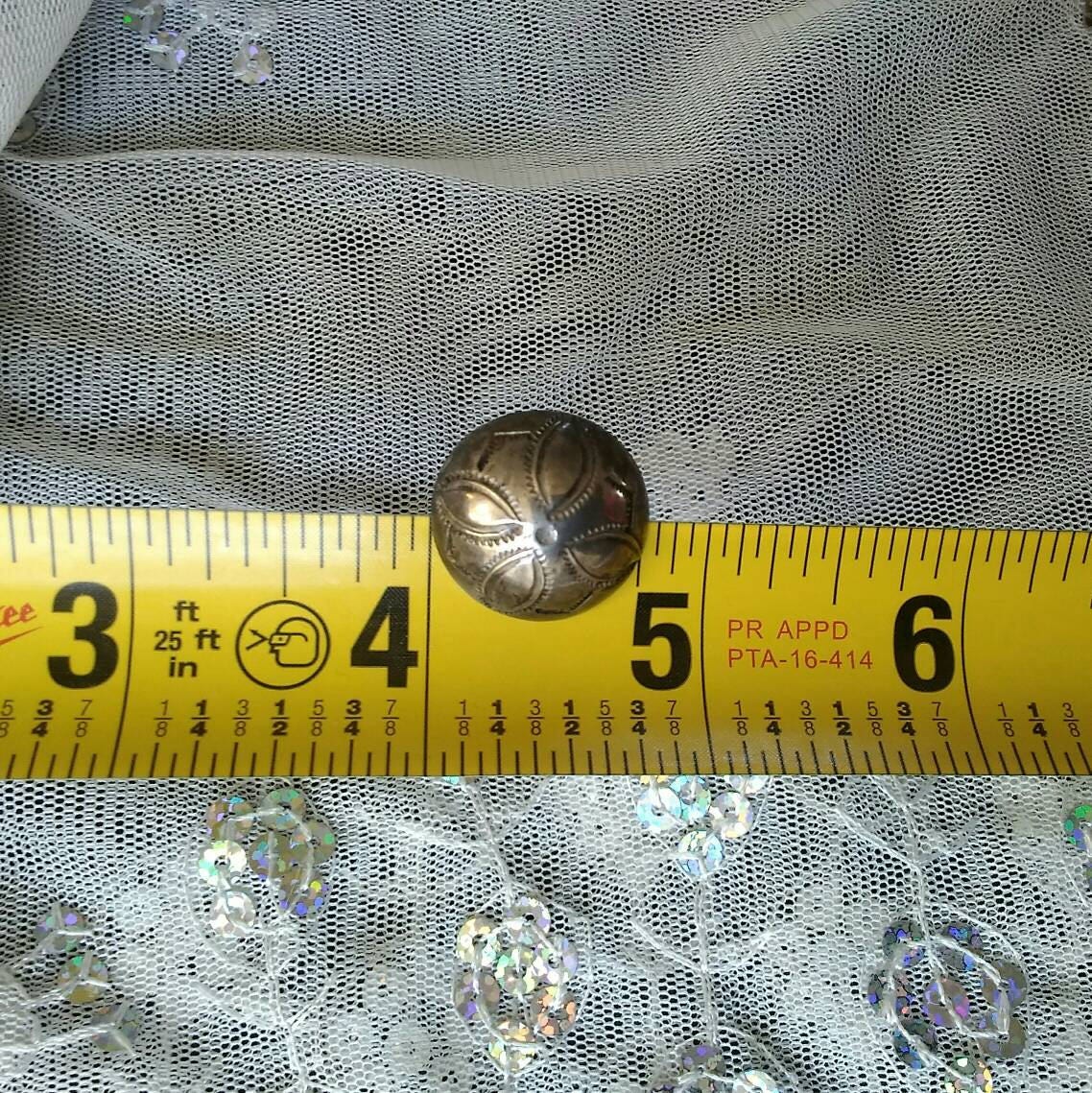 Sterling Silver Button Native American Navajo Hand Made Antique - Etsy