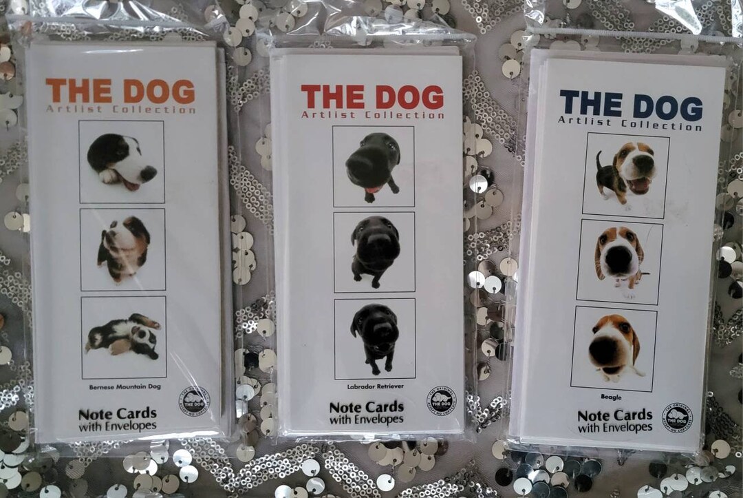 Dog Breed Note Cards: Artlist Collection 3 Packs - Etsy