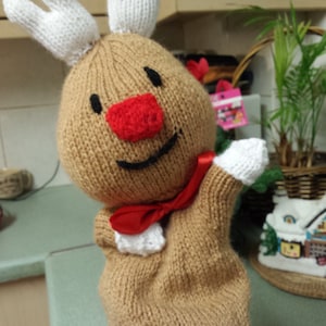 Rudolph the Red Nosed Reindeer Puppet - Etsy