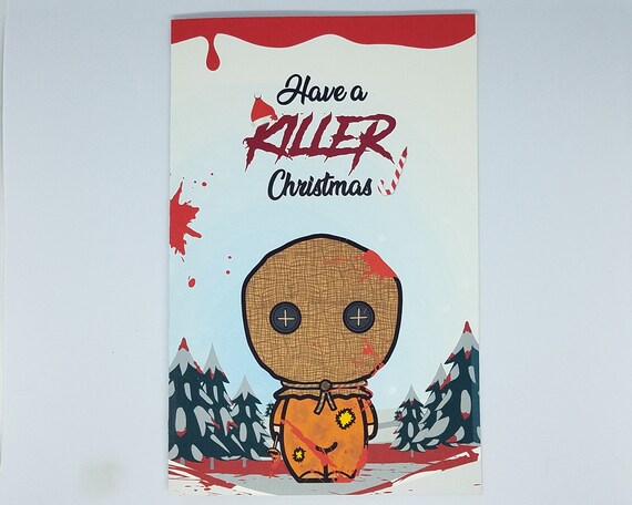 Have a Killer Christmas Greeting Card Horror Card Christmas | Etsy