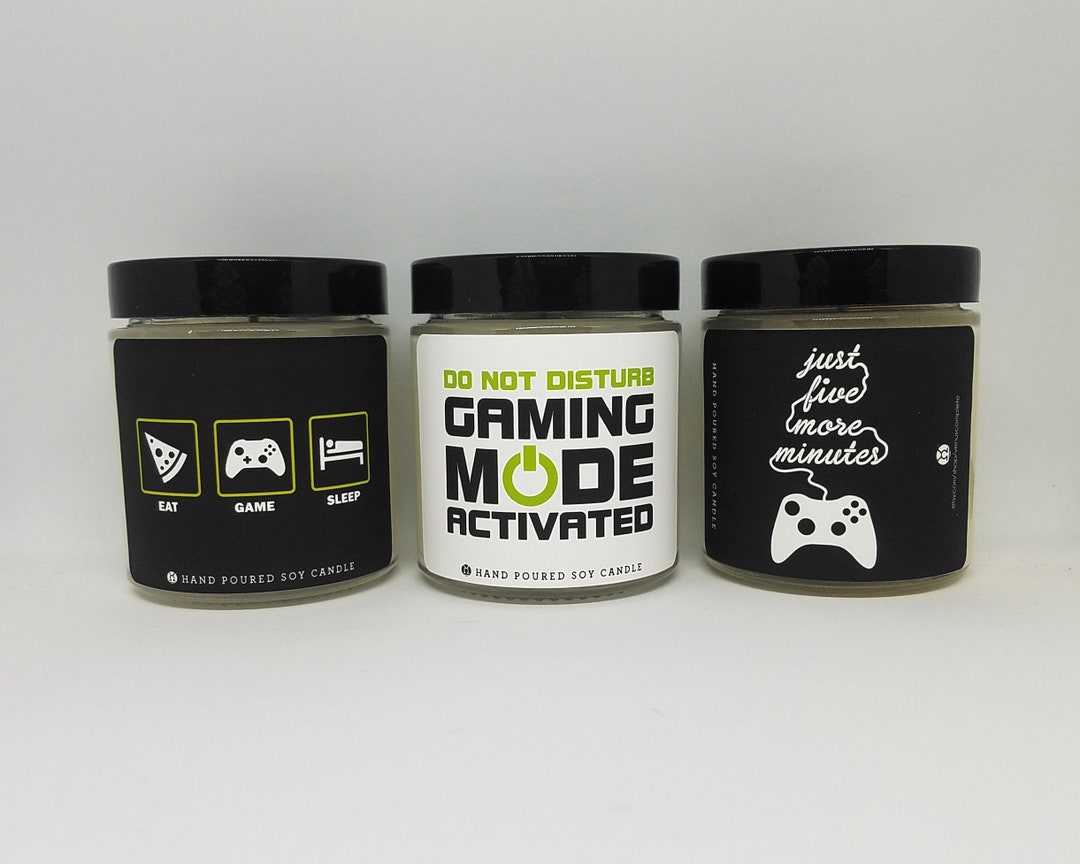 3.5oz. Gamer Candlevideo Game Candle Gaming, Computer, Console ...