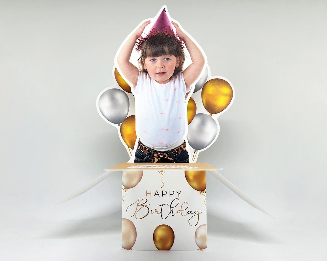 Custom Photo Pop-up Birthday Card | Personalized Card | Unique 3D ...