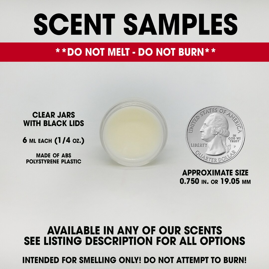 Candle Fragrance Sample Pack - Etsy