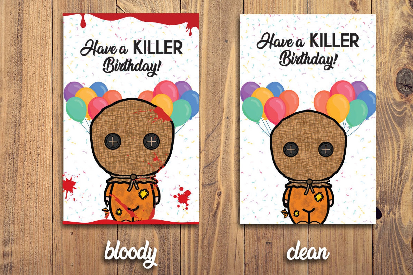 Horror Birthday Card Have a Killer Birthday Greeting Card | Etsy