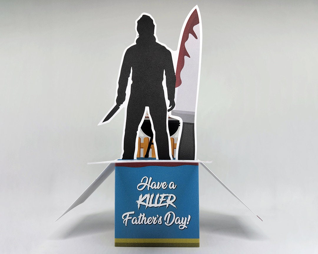 Have a Killer Father's Day Pop-up Card | Father's Day Card | Horror ...