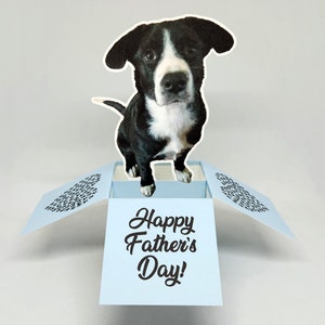 Father's Day Pet Pop-up Card | Dog Card, Photo Card, Greeting Card ...