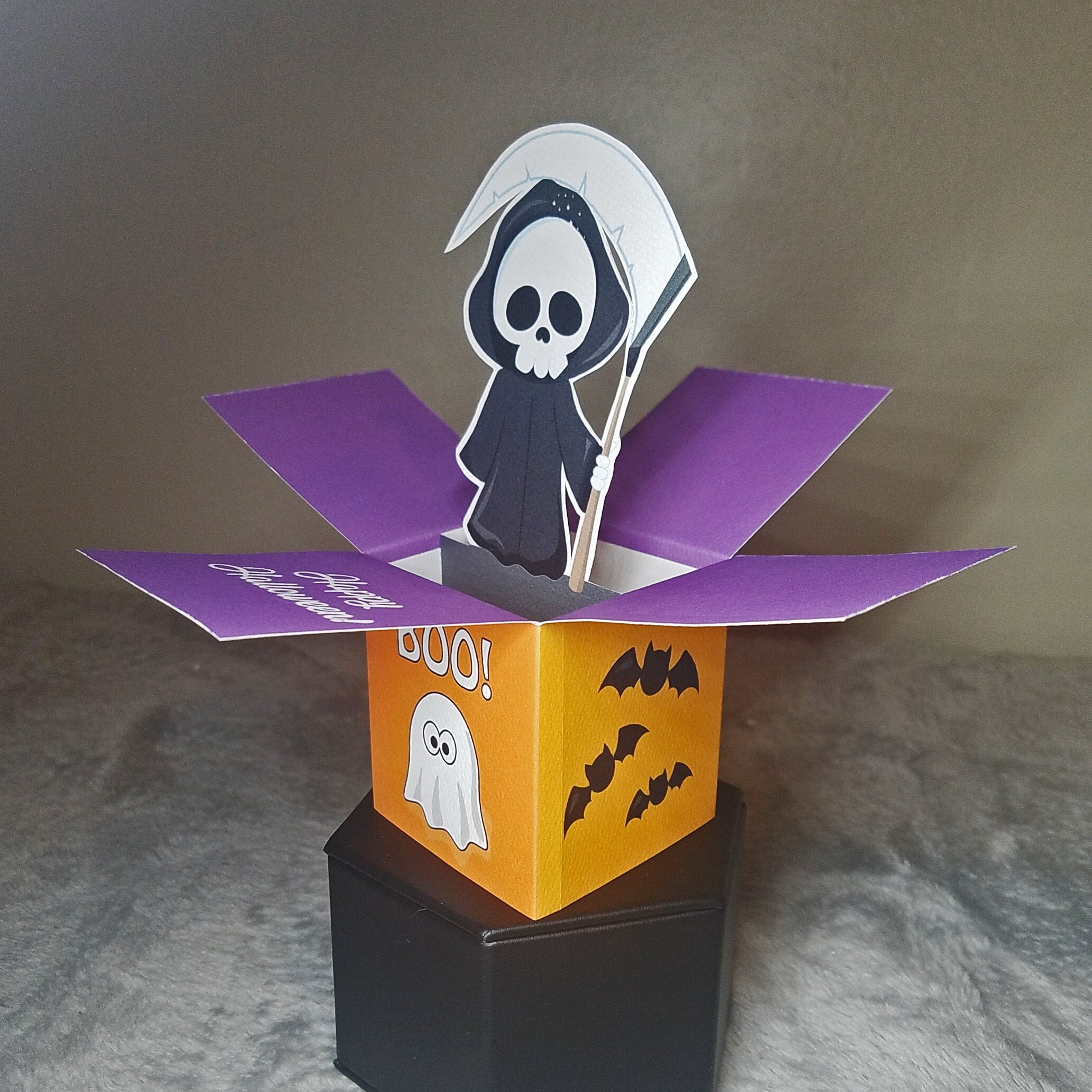 Halloween Pop-up Greeting Card Cutout Pop up Spooky Cards - Etsy
