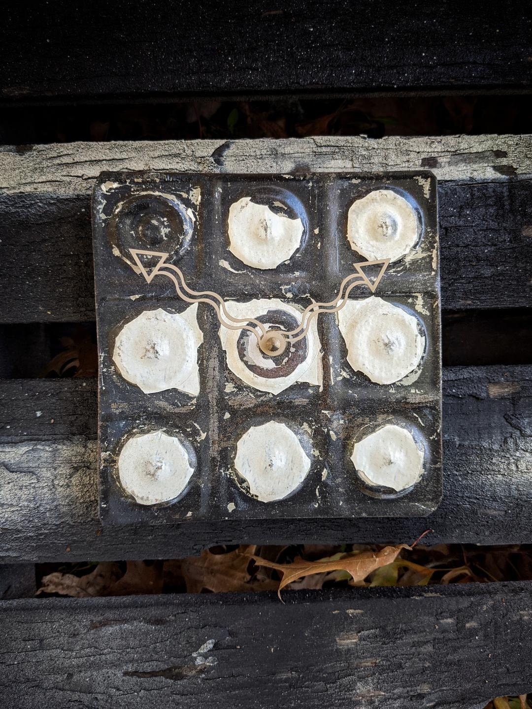 Salvaged Ceiling Tin Clock Unique Upcycle Architectural Wall Decor ...