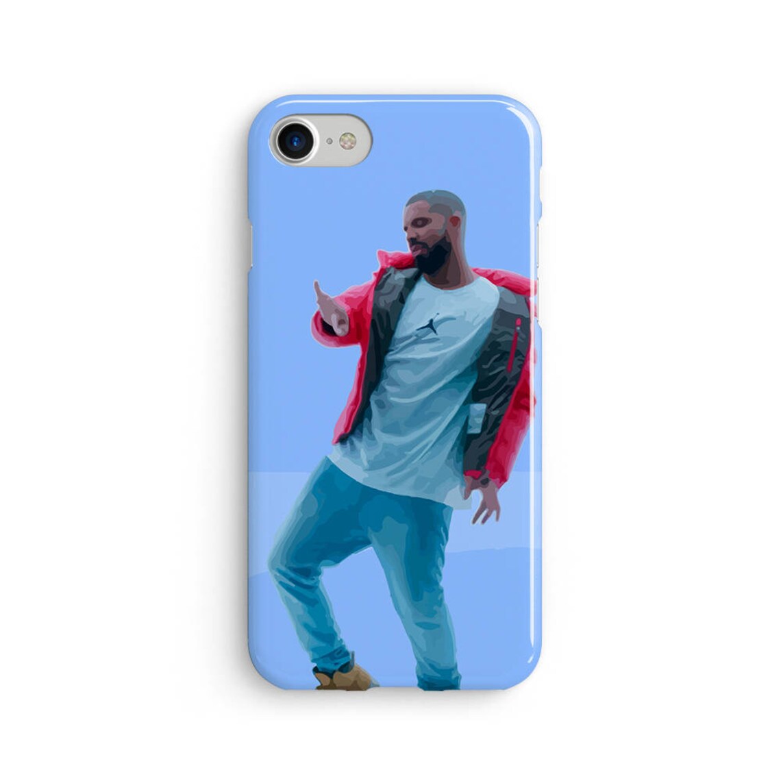 Drake hotline bling illustration iPhone X case iPhone 8 | Etsy