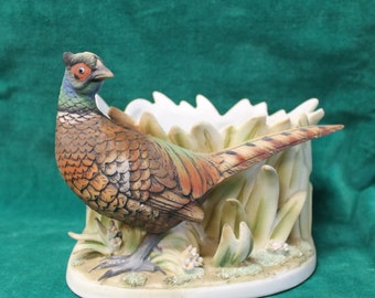 Pheasant vase | Etsy