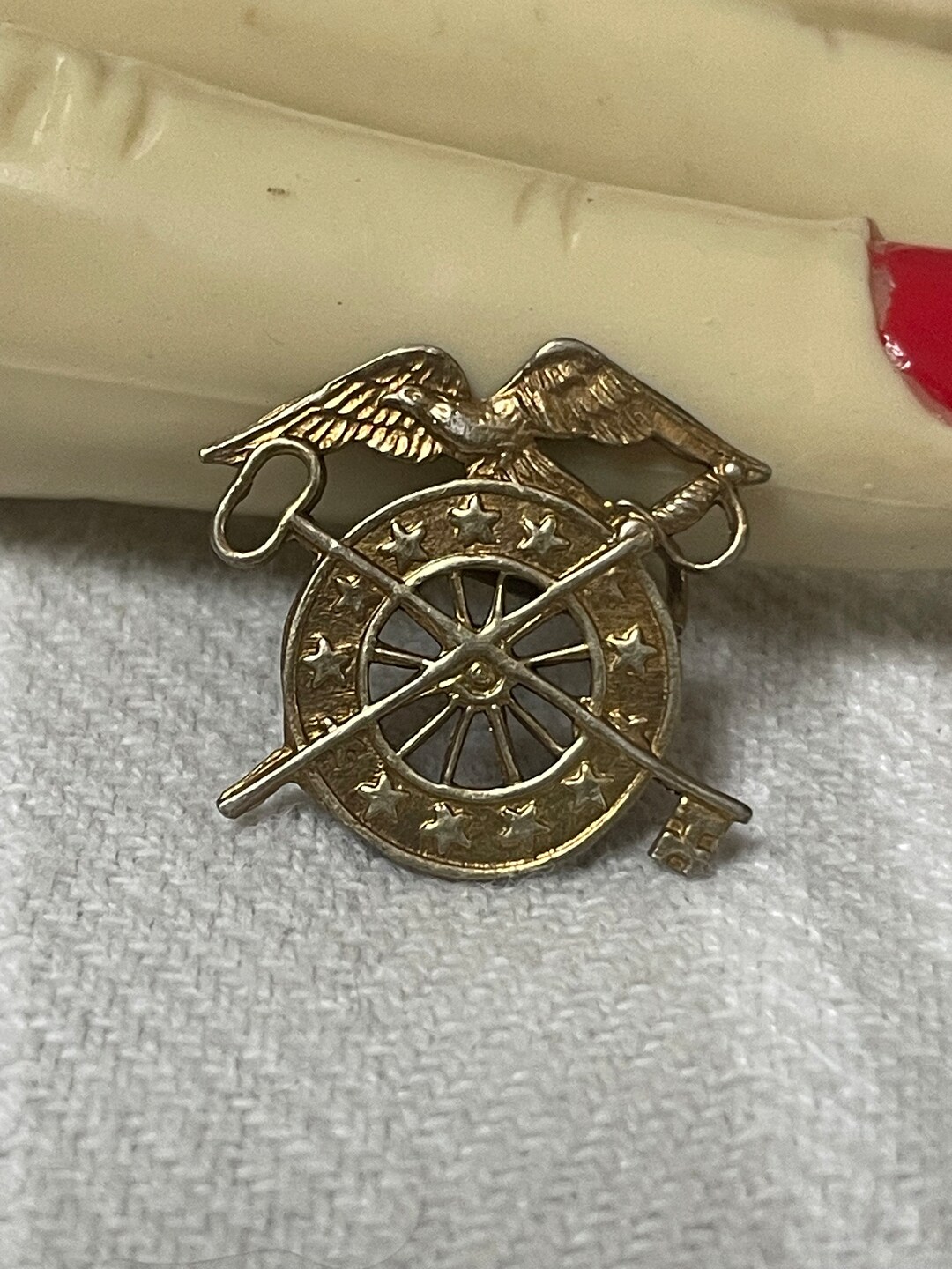 WWI WWII Era Sterling Sweetheart Pin Quartermaster Insignia Pin for ...
