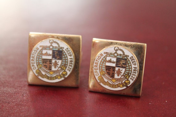 Operation Deep Freeze Task Force 45 Cuff Links 1955 Naval Air | Etsy
