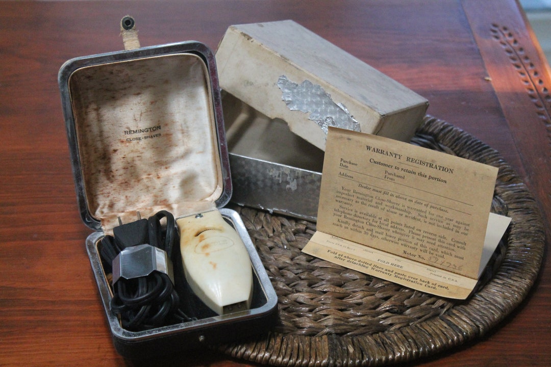 Remington 1939 Model E Close-shaver Electric Shaver Pat No 2108493 W ...