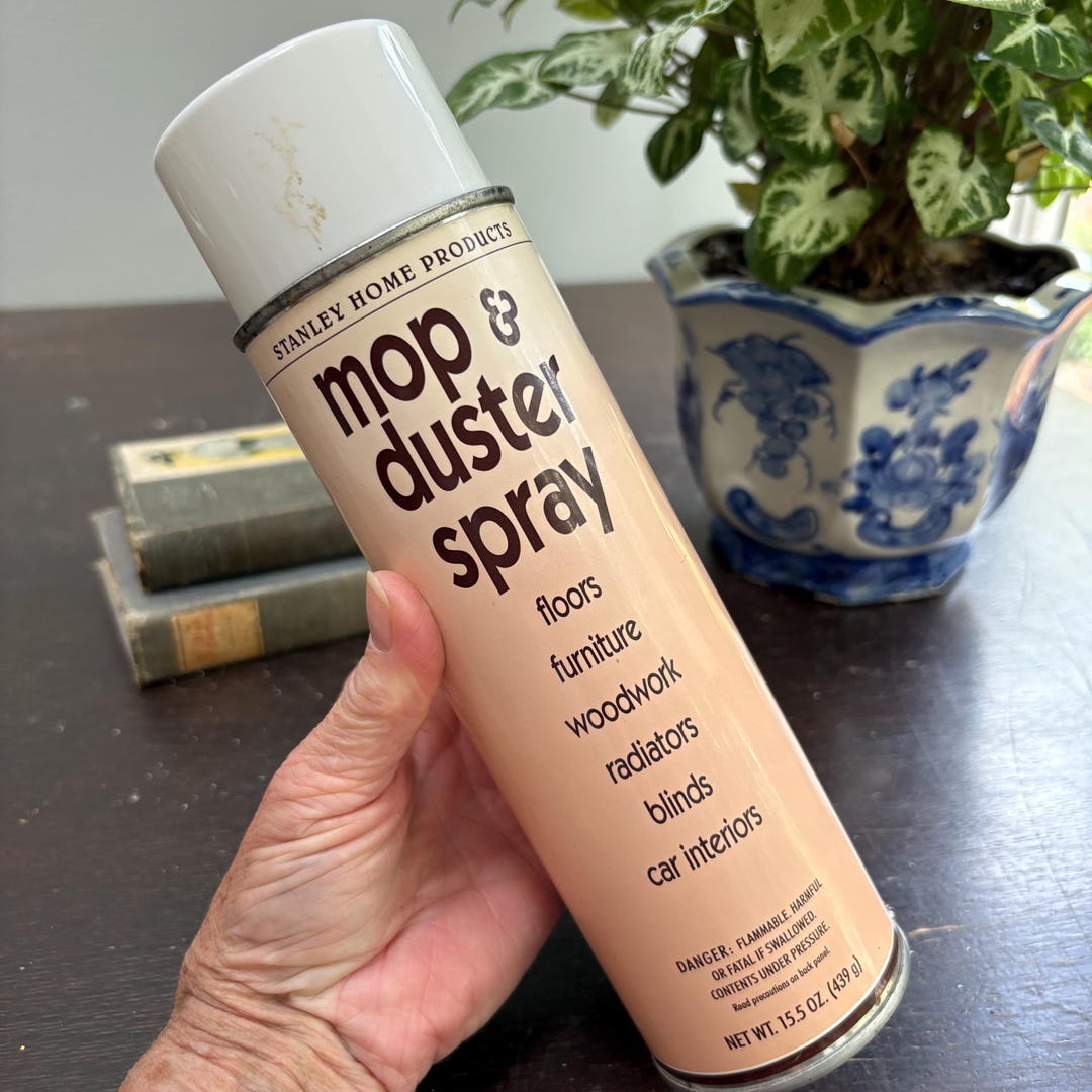 Vintage Stanley Mop & Duster Spray Full Can 15.5 Oz Aerosol Spray for ...